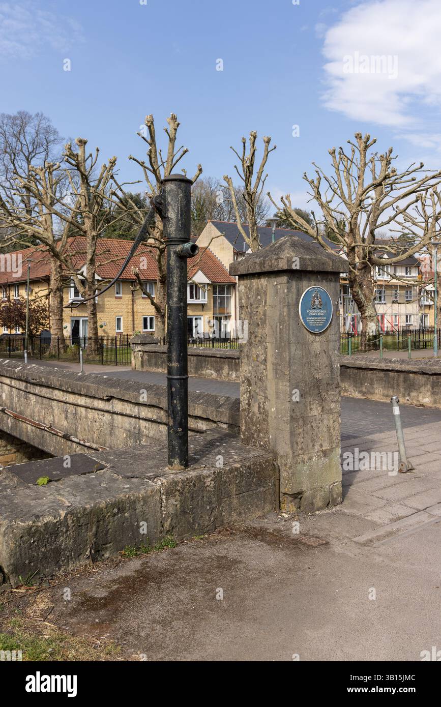 The Bath Road black water pump for the London to Bath coach road, Blue ...