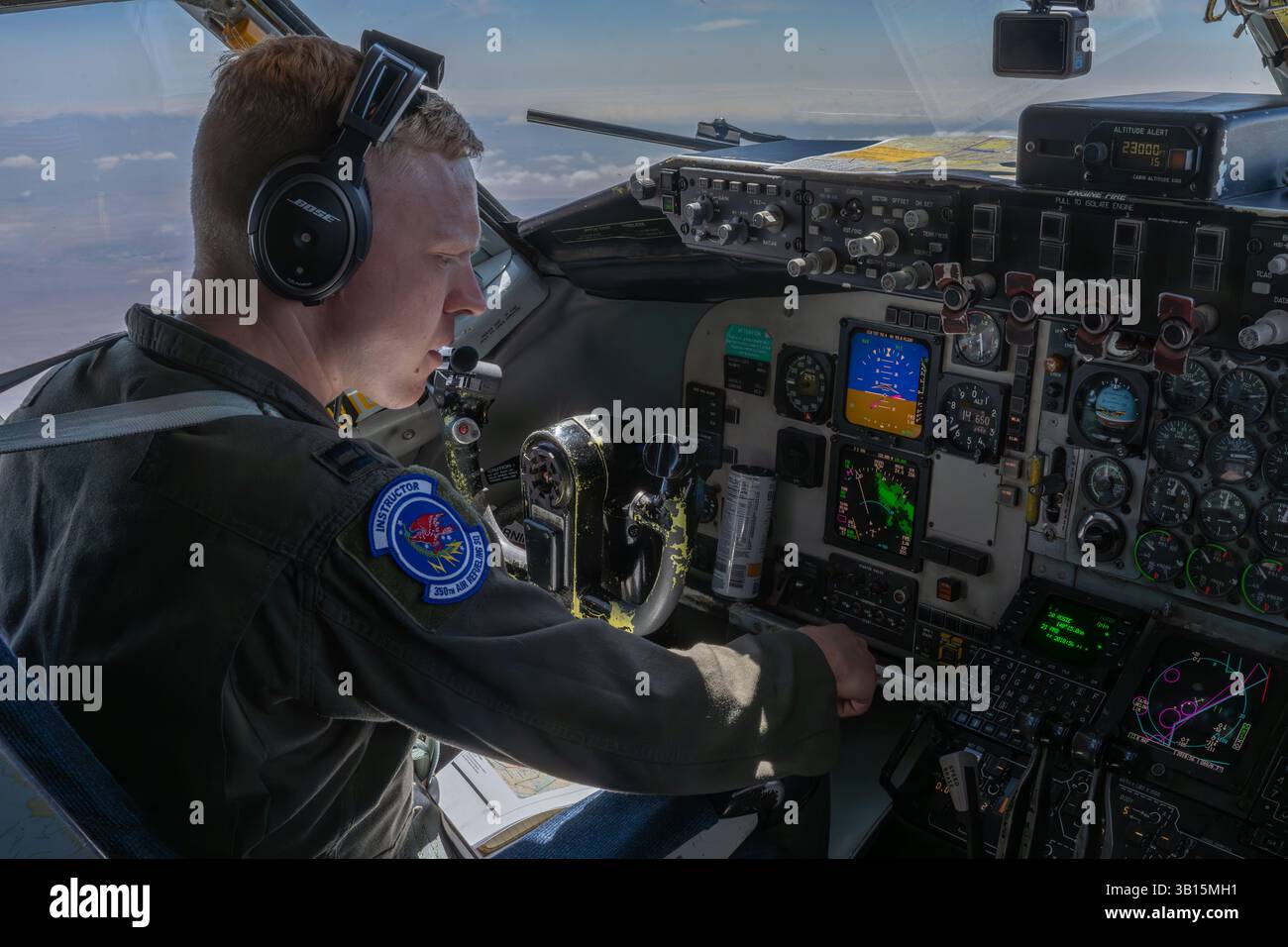 Capt. Luke Hartings, 350th Air Refueling Squadron KC-135 Stratotanker ...
