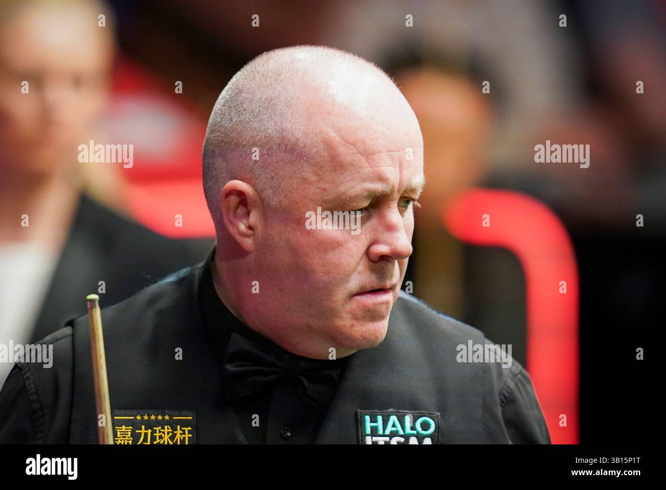 John Higgins of Scotland during the Xiao Guodong of China v John ...