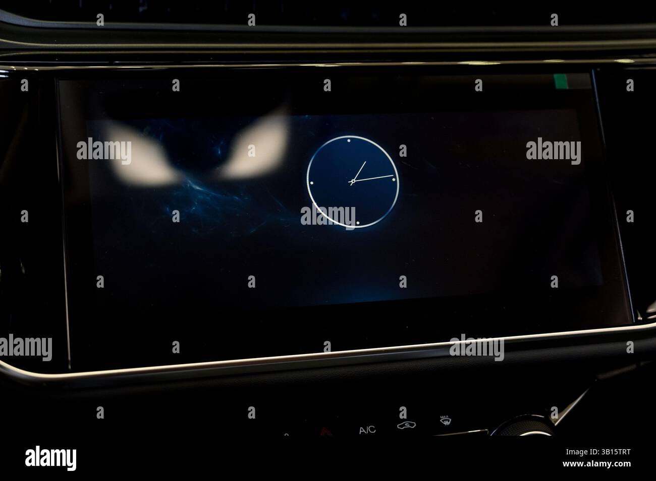 main screen in modern car dashboard. car dashboard screen Stock Photo ...