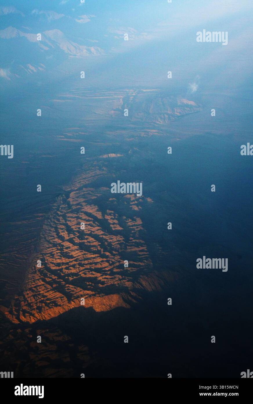 Aerial View of Danxia Landform in Xinjiang, China Stock Photo - Alamy