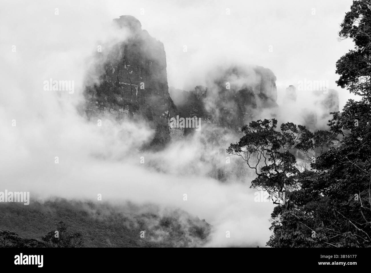 Canaima national park Black and White Stock Photos & Images - Alamy