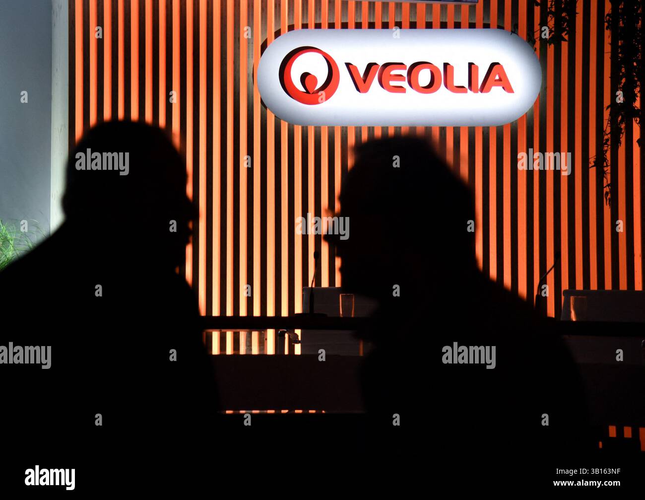 Illustration Veolia Environnement, during Veolia's Annuel General ...