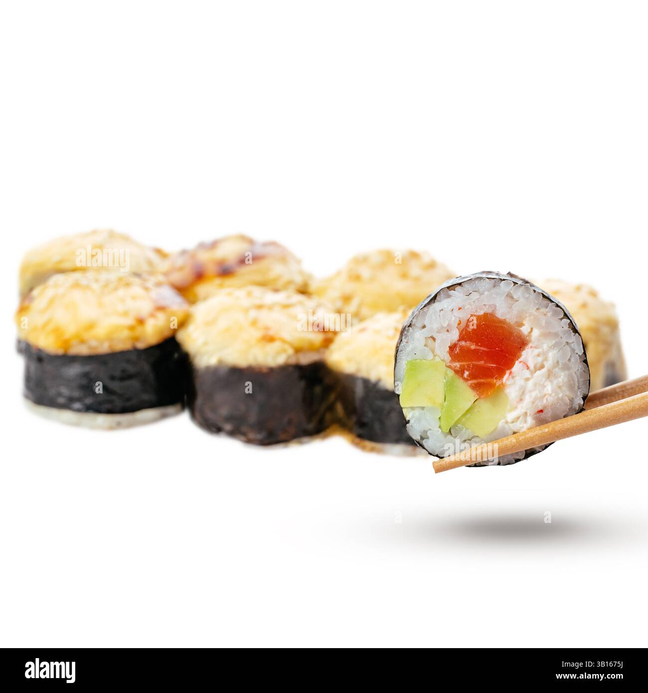Sushi fish rice mayonnaise hi-res stock photography and images - Alamy