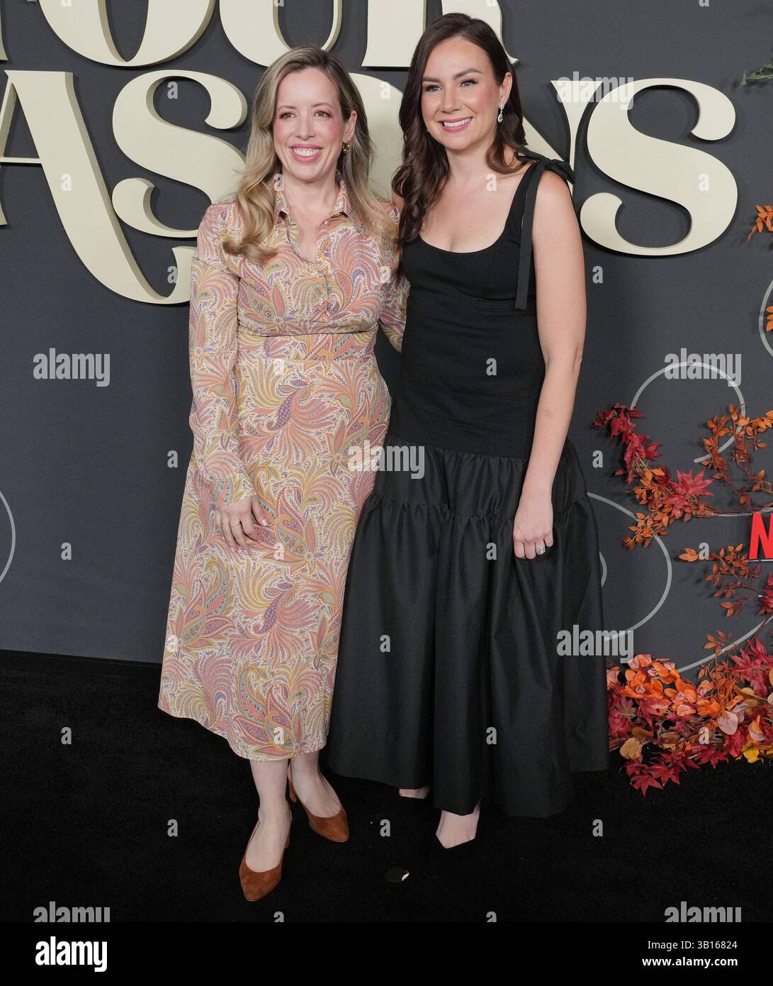 (L-R) Lang Fisher and Tracey Wigfield at the Netflix's THE FOUR SEASONS ...