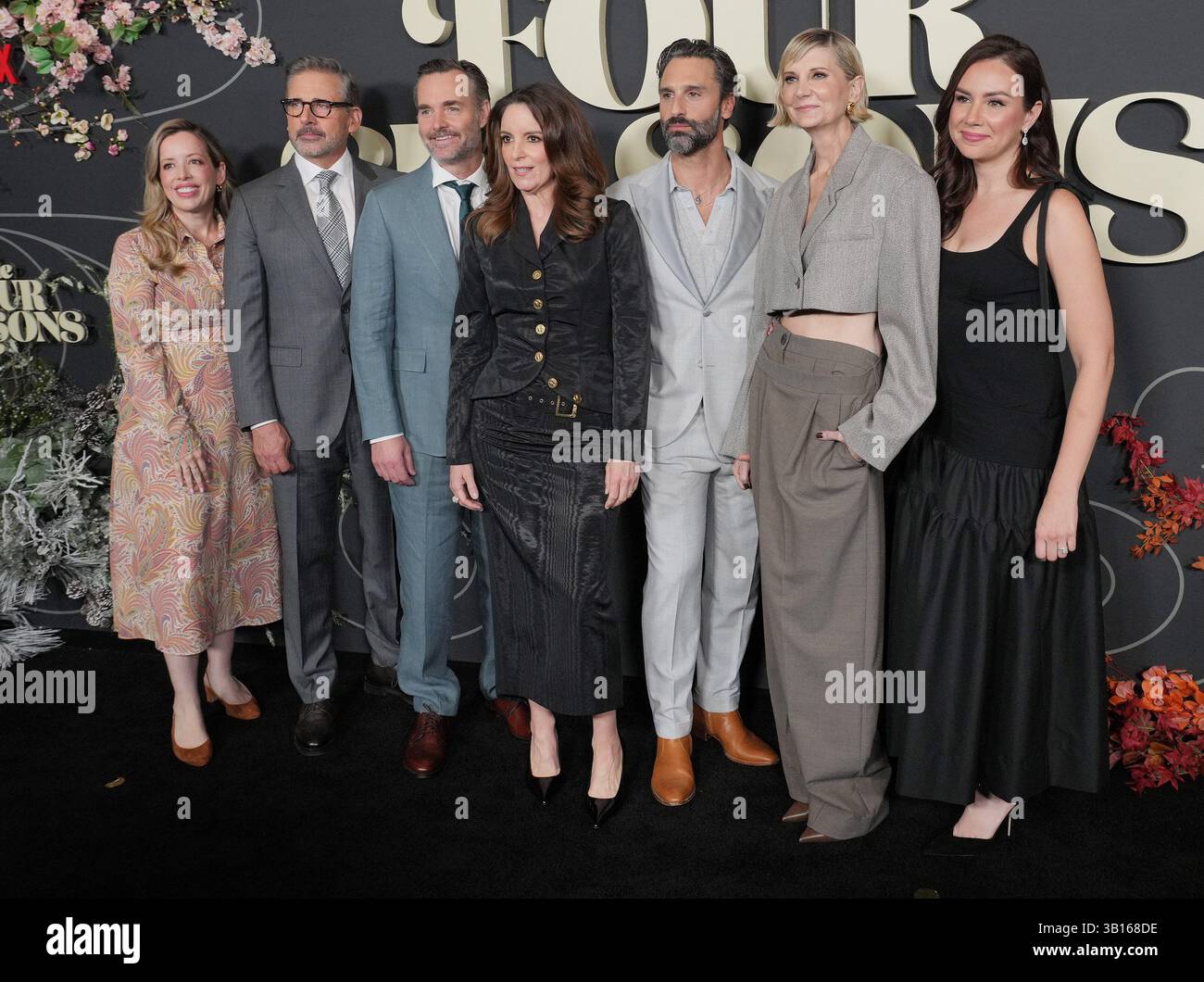 (L-R). THE FOUR SEASONS Cast & Crew - Lang Fisher, Steve Carell, Will ...