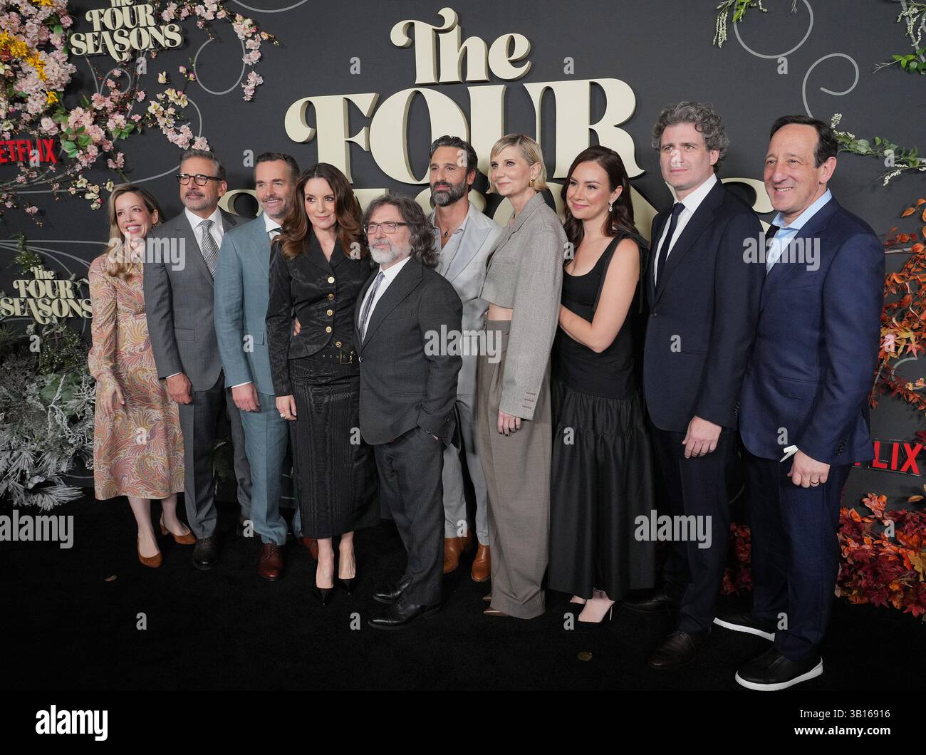(L-R) THE FOUR SEASONS Cast & Crew - Lang Fisher, Steve Carell, Will ...