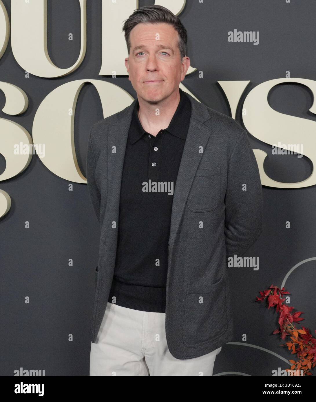 Ed Helms arrives at the Netflix's THE FOUR SEASONS Los Angeles Premiere ...