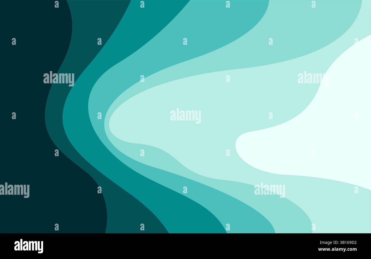 Abstract blue wave background. Fluid color. Background with Wave Vector ...