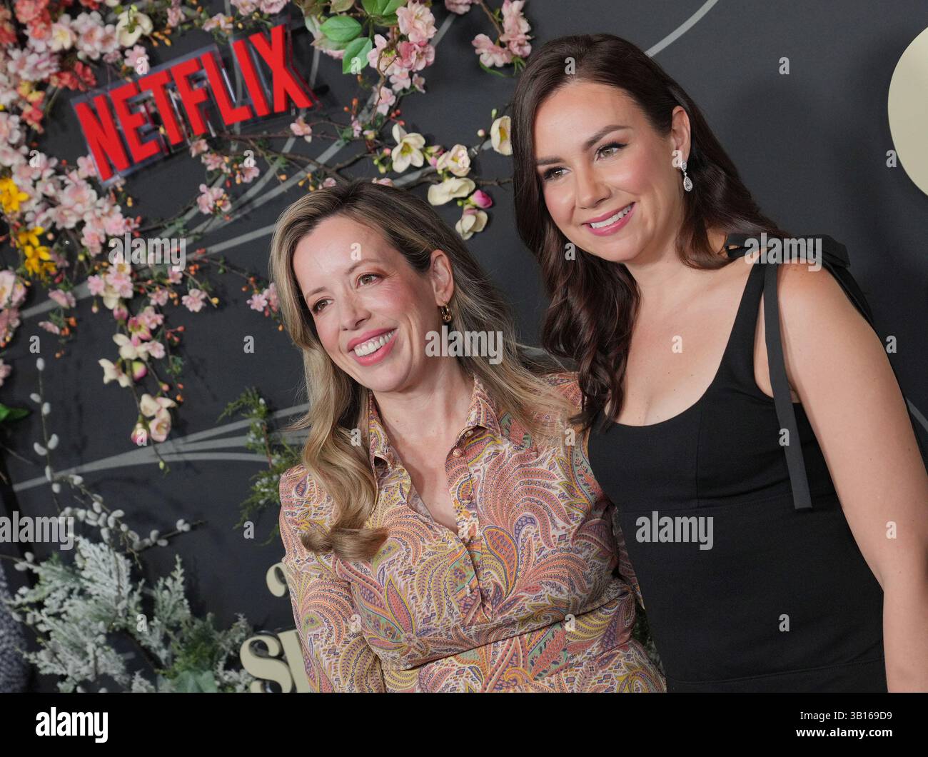 (L-R) Lang Fisher and Tracey Wigfield at the Netflix's THE FOUR SEASONS ...