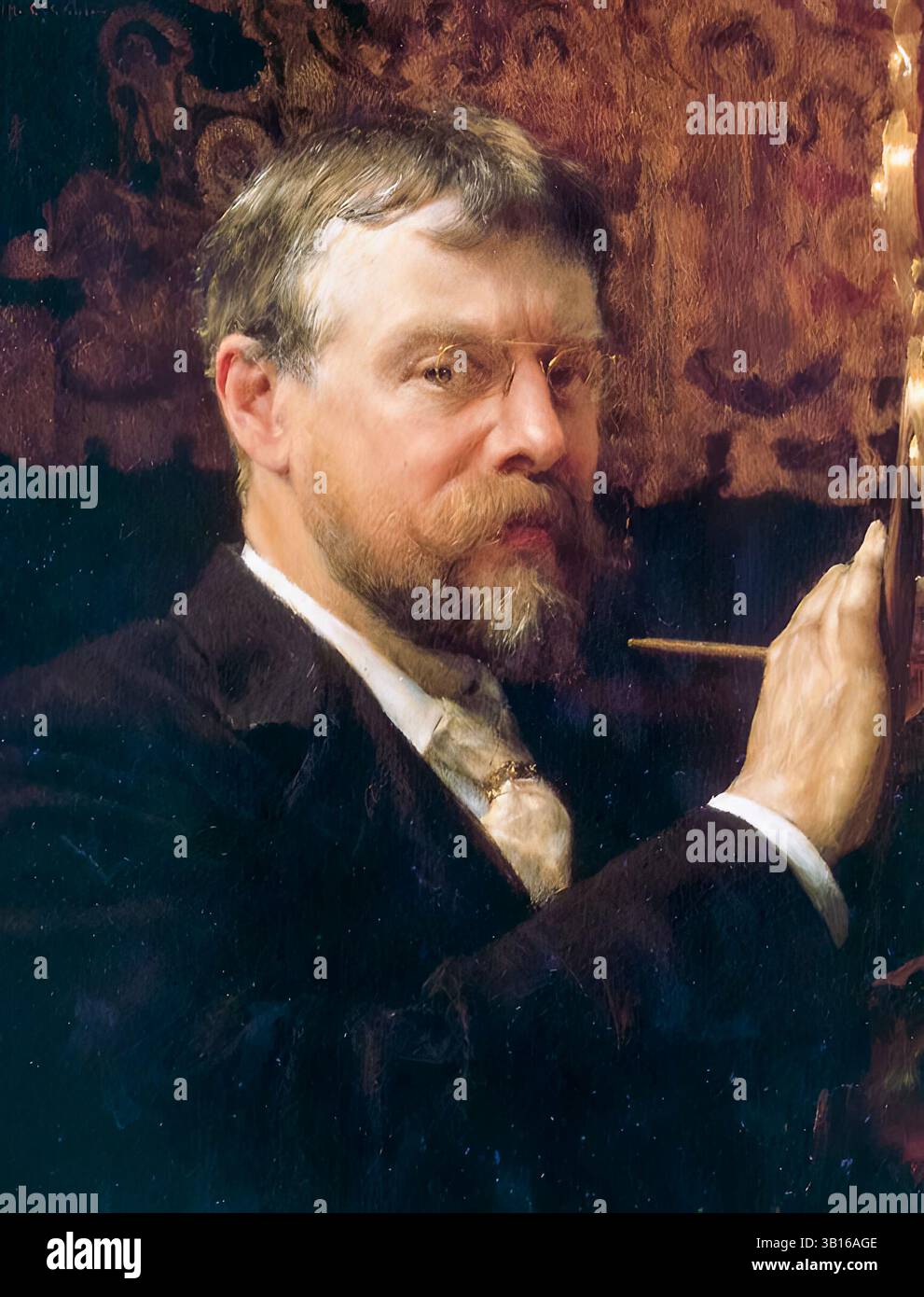 Alma Tadema. Self-portrait painting of the Dutch painter Sir Lawrence ...