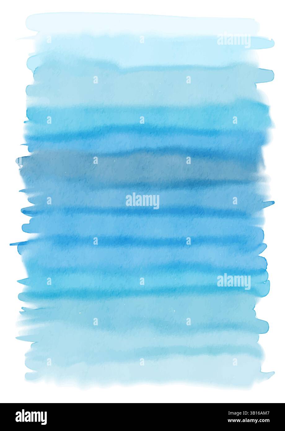 Abstract hand painted watercolour background with ocean themed colours ...