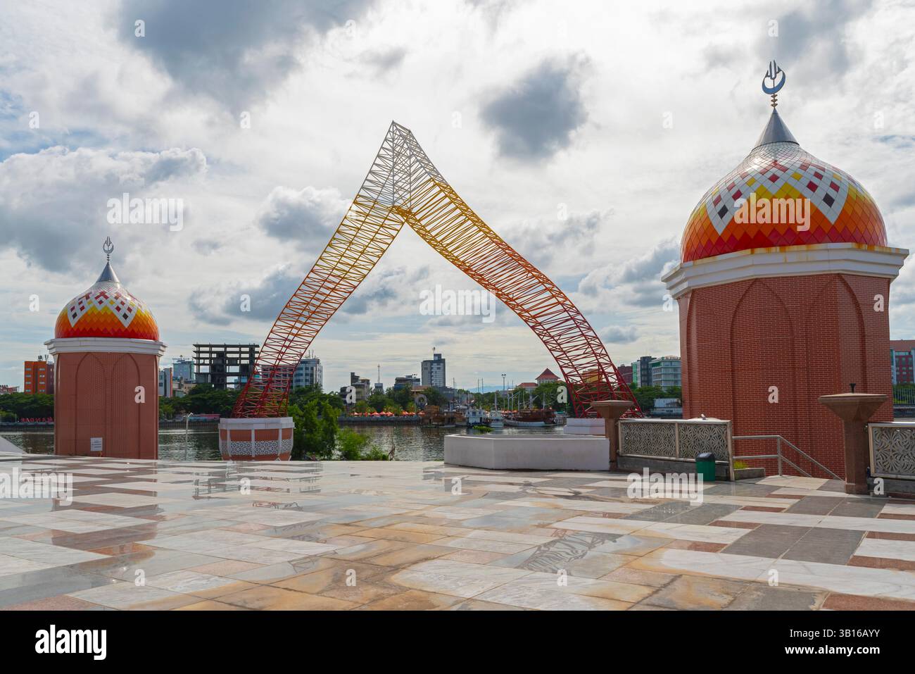 Asmaul Husna 99 Dome Mosque is a mosque built in 2017, located in ...
