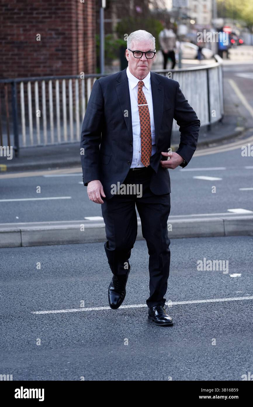 Paul Flanagan arrives at Preston Crown Court, Lancashire, where he is ...
