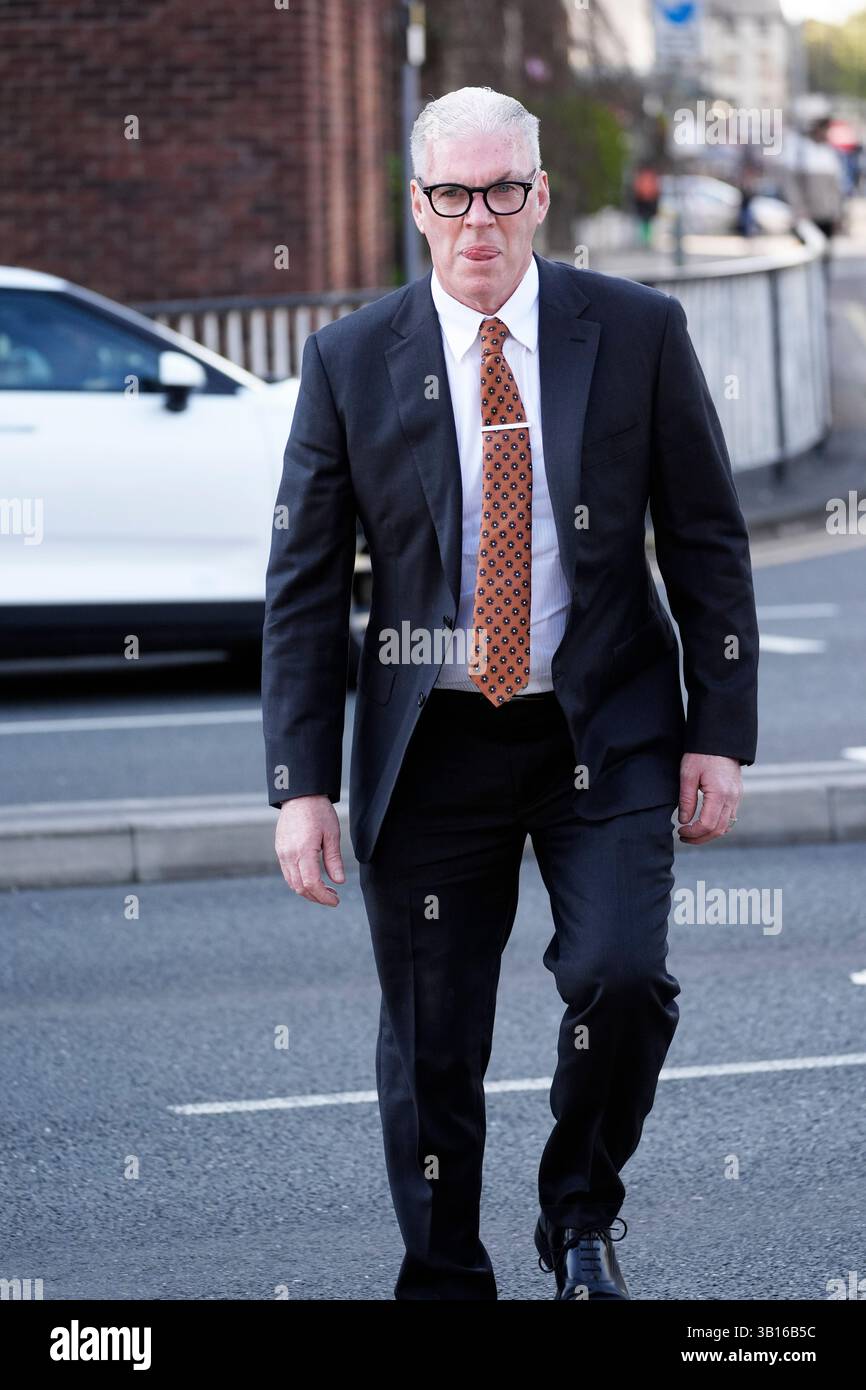 Paul Flanagan arrives at Preston Crown Court, Lancashire, where he is ...