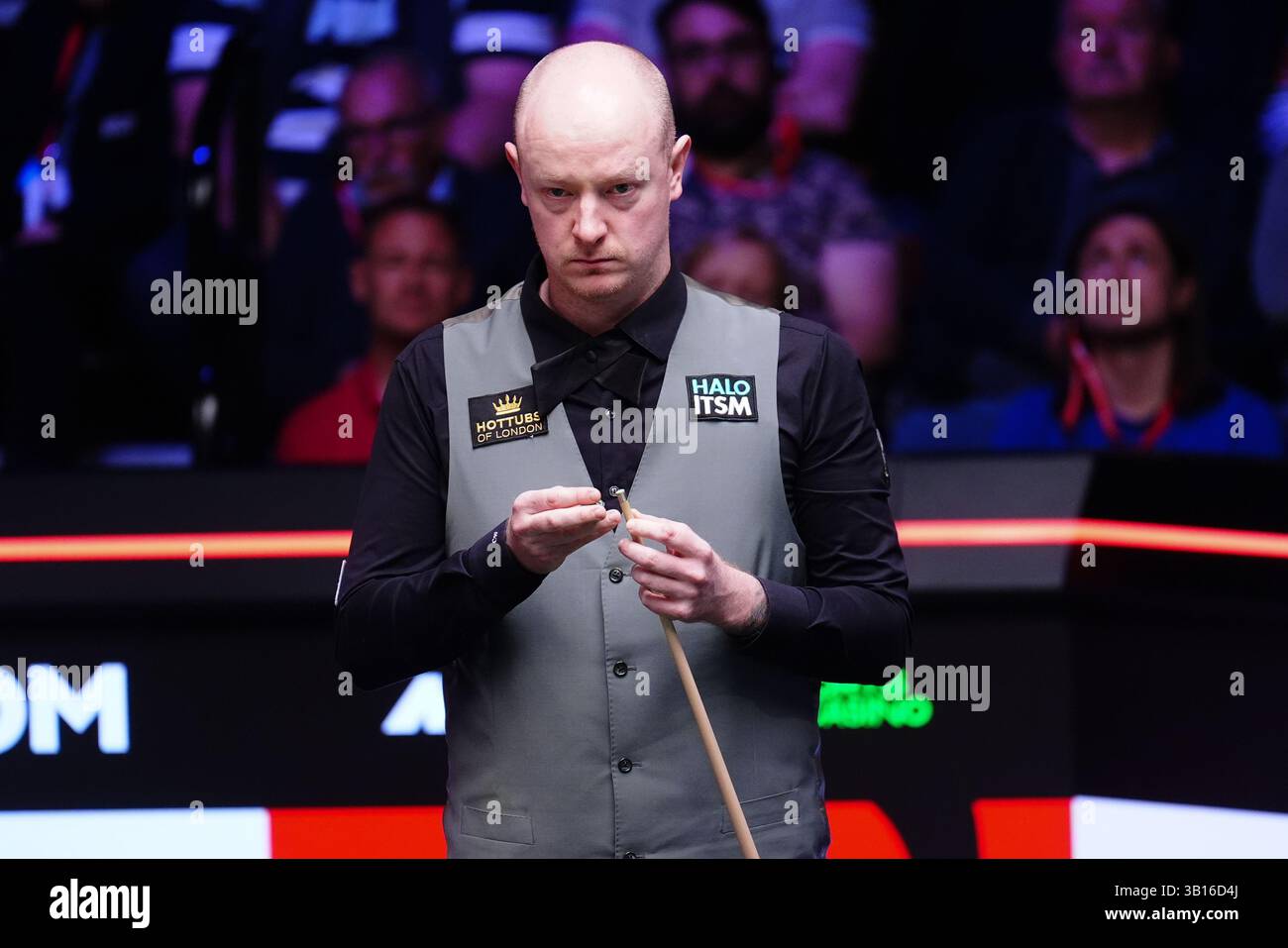 Chris Wakelin during his match with Mark Allen on day seven of the Halo ...