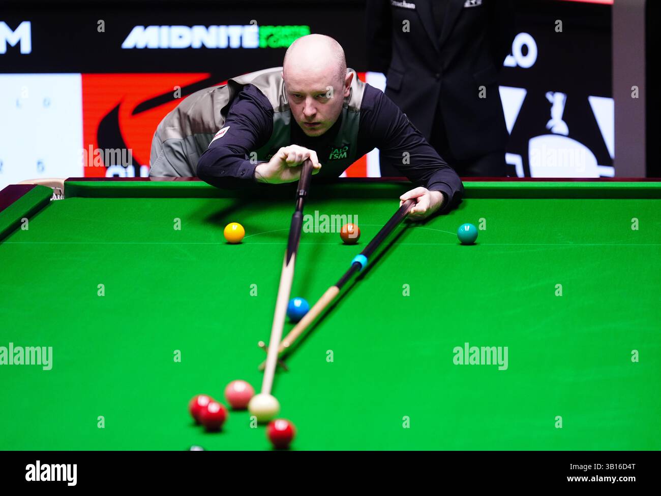 Chris Wakelin during his match with Mark Allen on day seven of the Halo ...