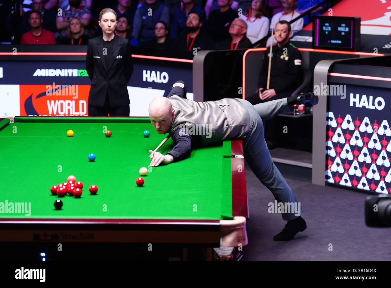 Chris Wakelin during his match with Mark Allen on day seven of the Halo ...