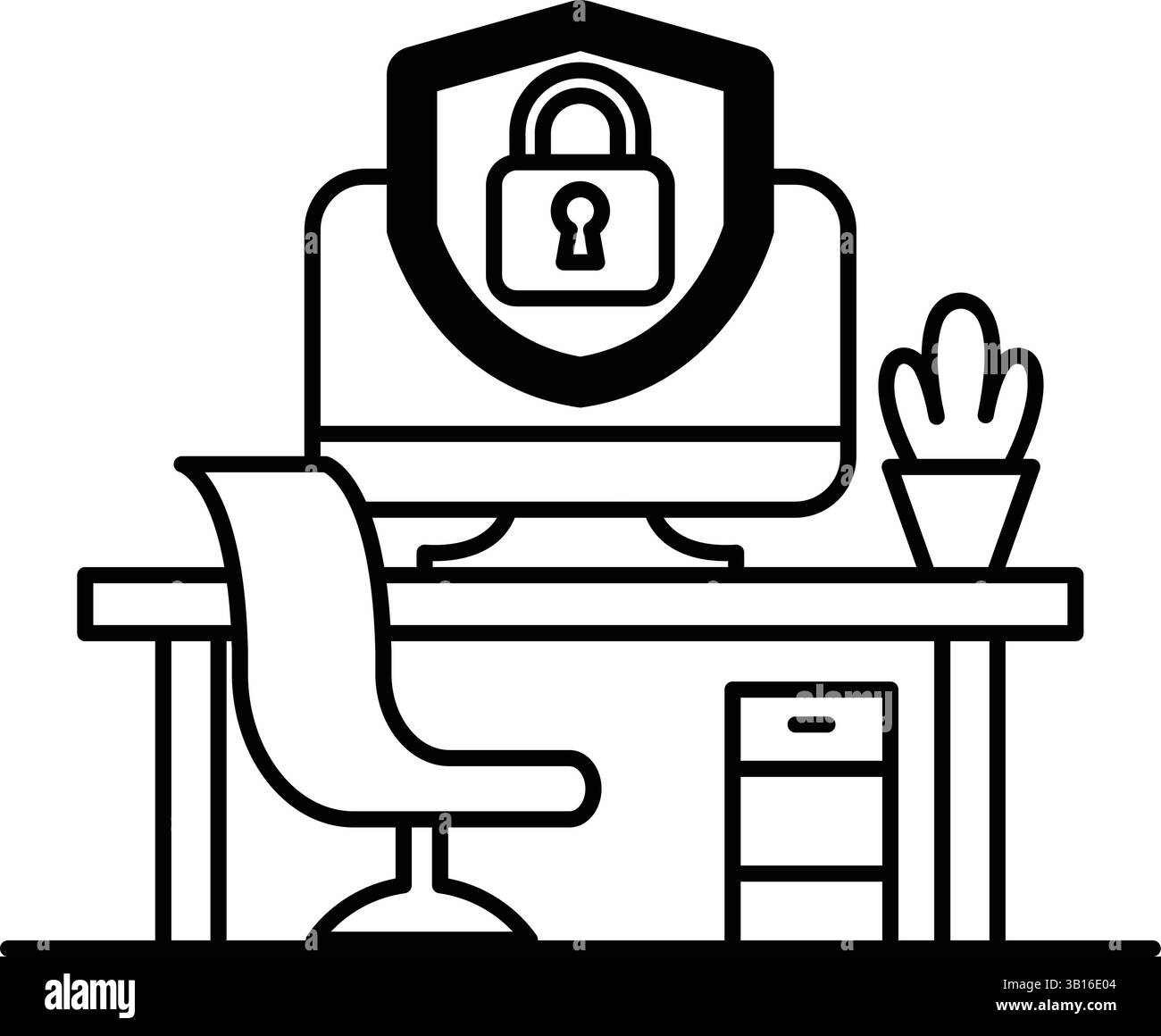 Sits on guard Stock Vector Images - Alamy