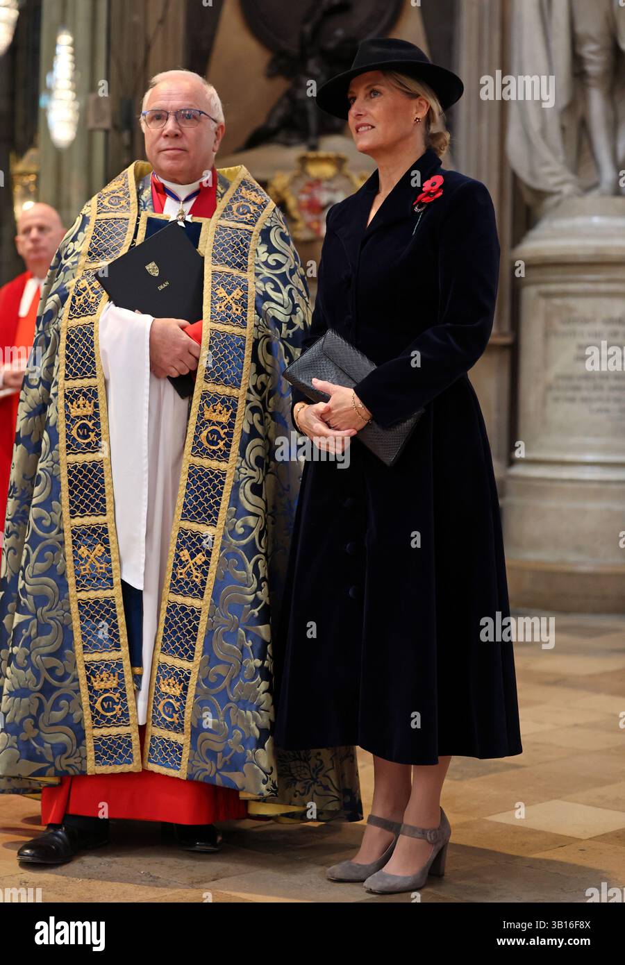 The Duchess of Edinburgh, with the Dean of Westminster, the Very ...