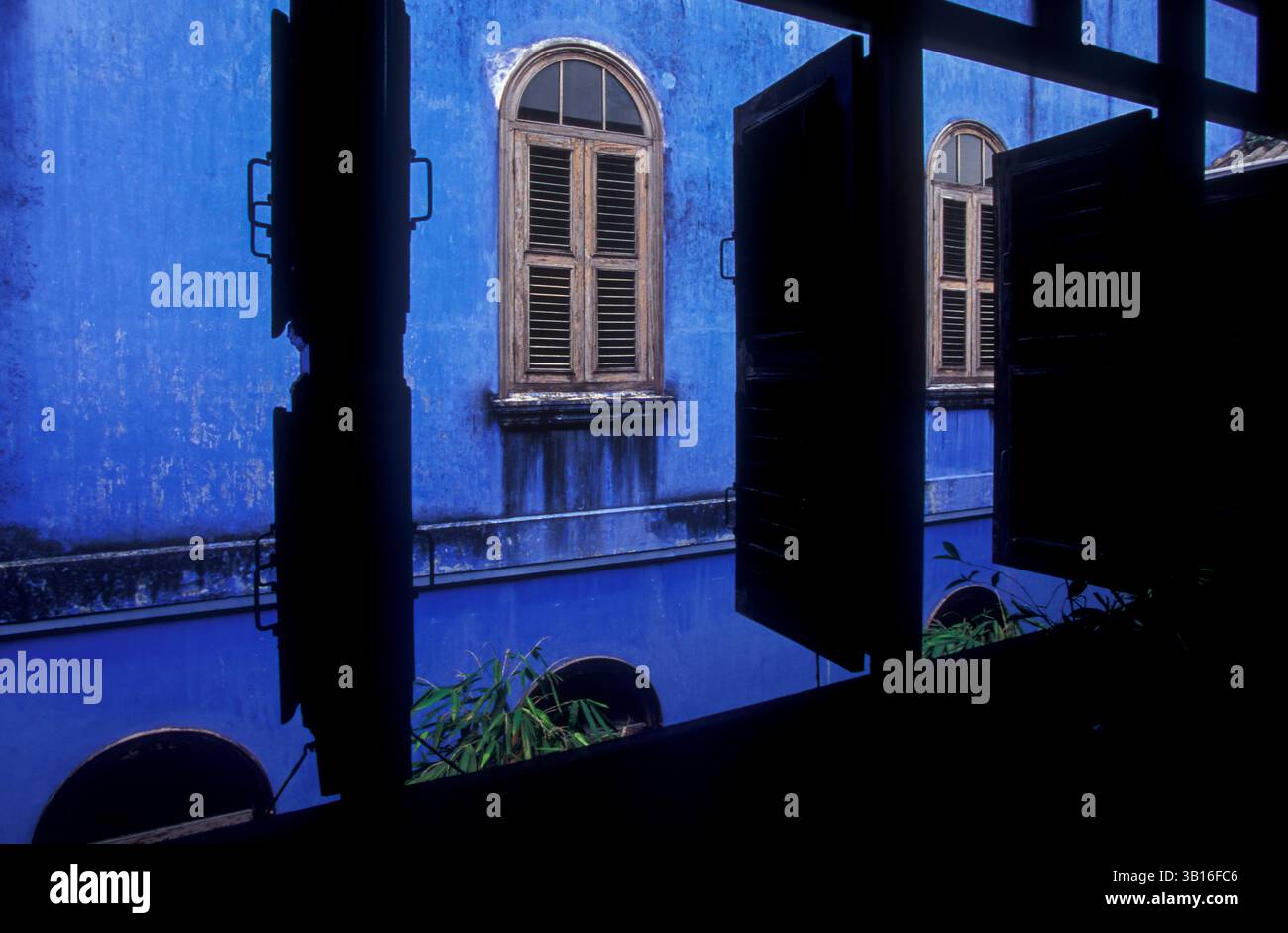 Le Maison Blue (The Blue Mansion); a restored Chinese tea merchant's ...