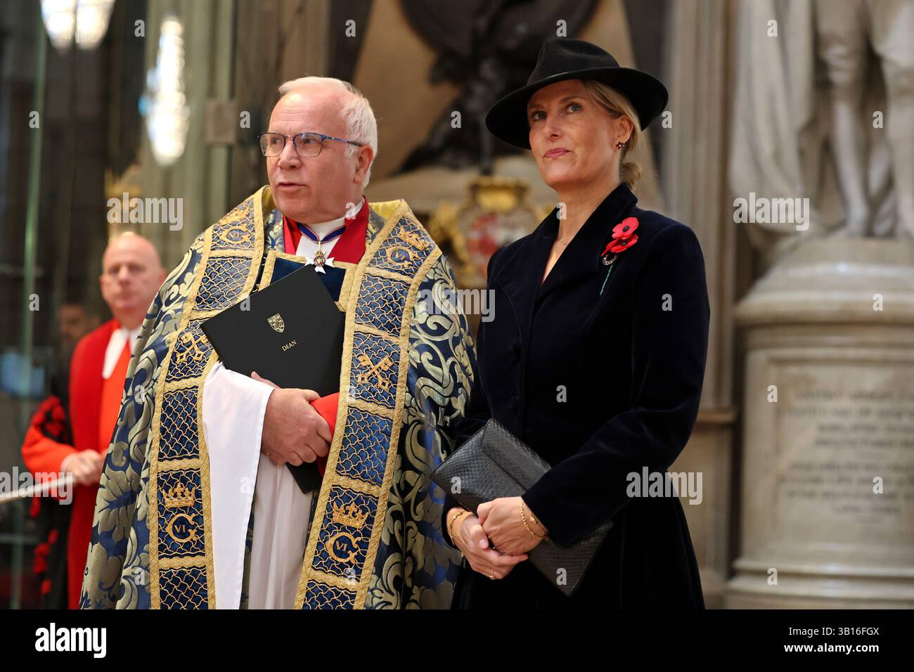 The Duchess of Edinburgh, with the Dean of Westminster, the Very ...