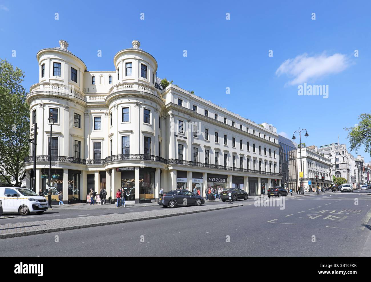 430-449 The Strand, London, UK. A Grade II Listed Regency terrace ...