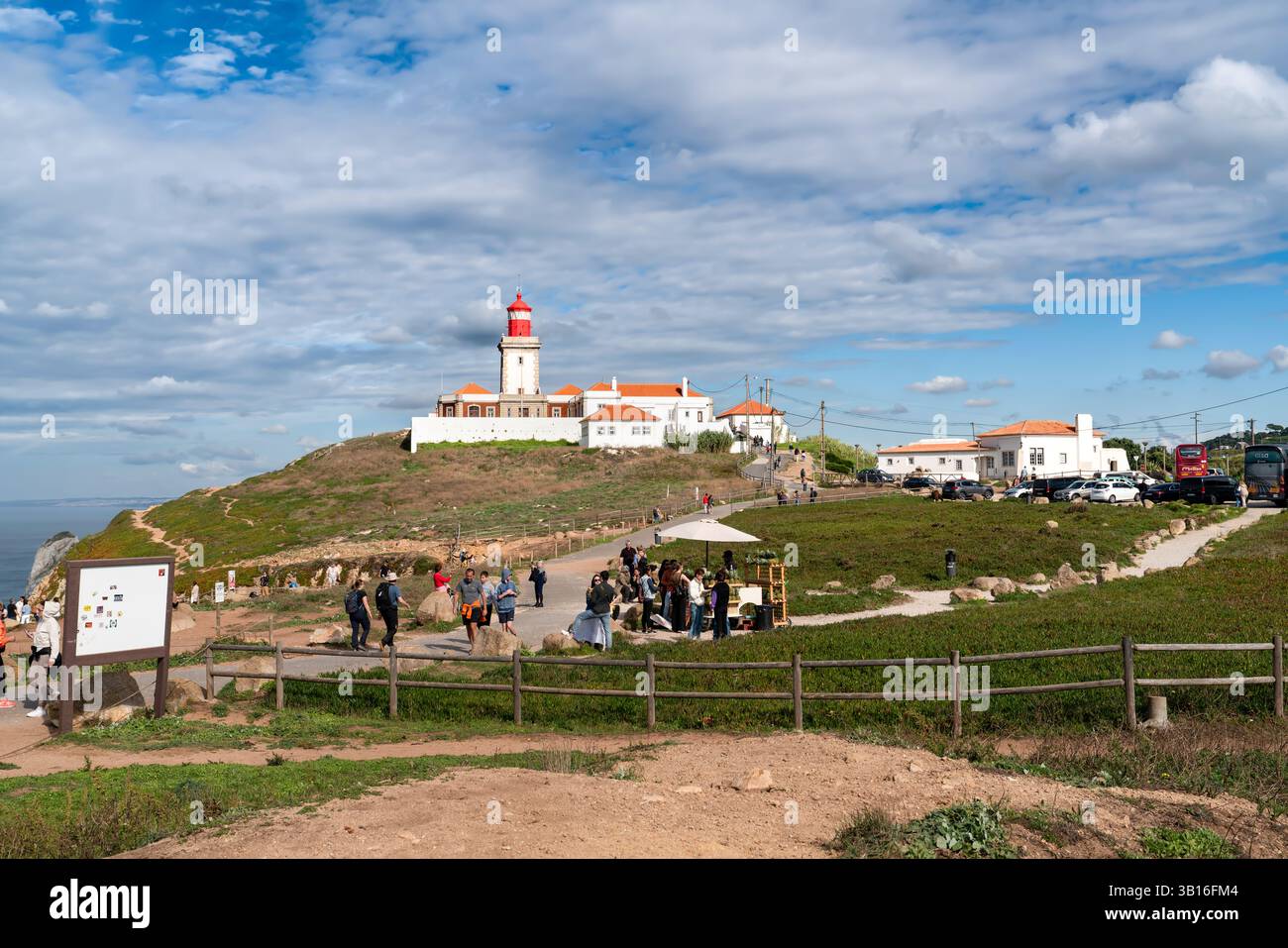 Cabo da Roca, Portugal - October 31, 2024: The lighthouse in Cabo da ...