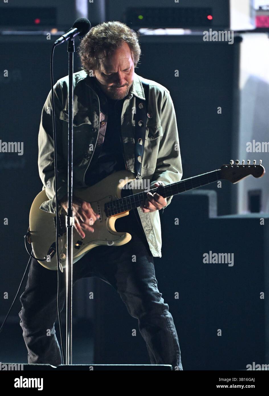 HOLLYWOOD FL - APRIL 24: Pearl Jam performs during opening night of ...