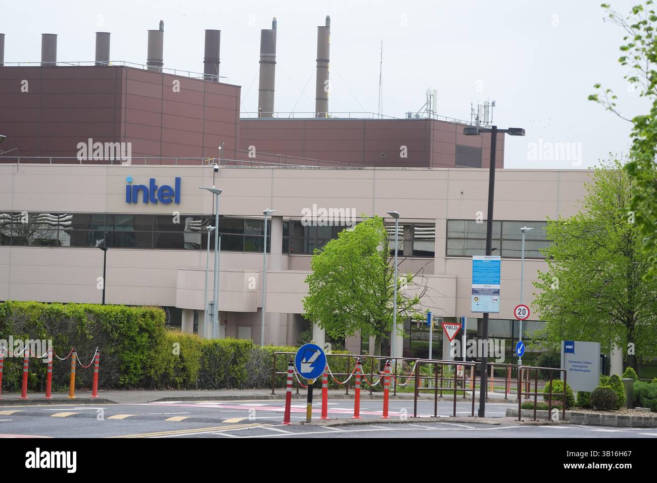 A general view of Intel's Fab 34 manufacturing facility in Leixlip, Co ...