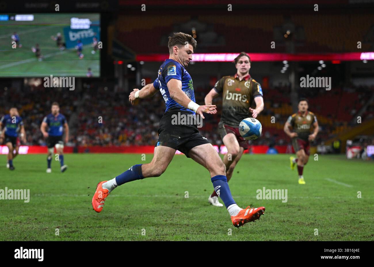Beauden Barrett of the Blues during the Super Rugby Pacific Round 9 ...