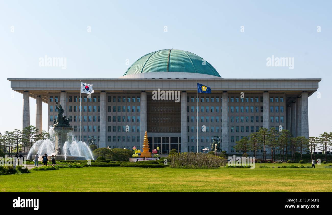 A full view of the National Assembly as seen. The National Assembly of ...
