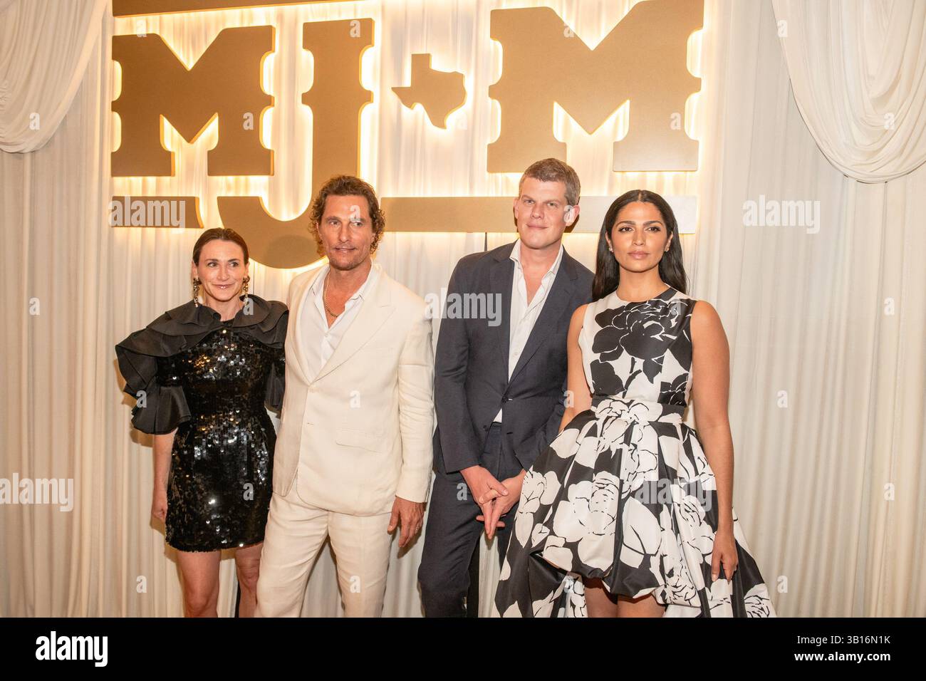 AUSTIN, TEXAS - APRIL 24:(L-R) Emilie Rubinfeld, Matthew McConaughey ...