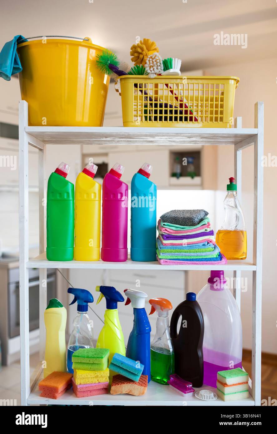 Modern janitorial tools hi-res stock photography and images - Alamy