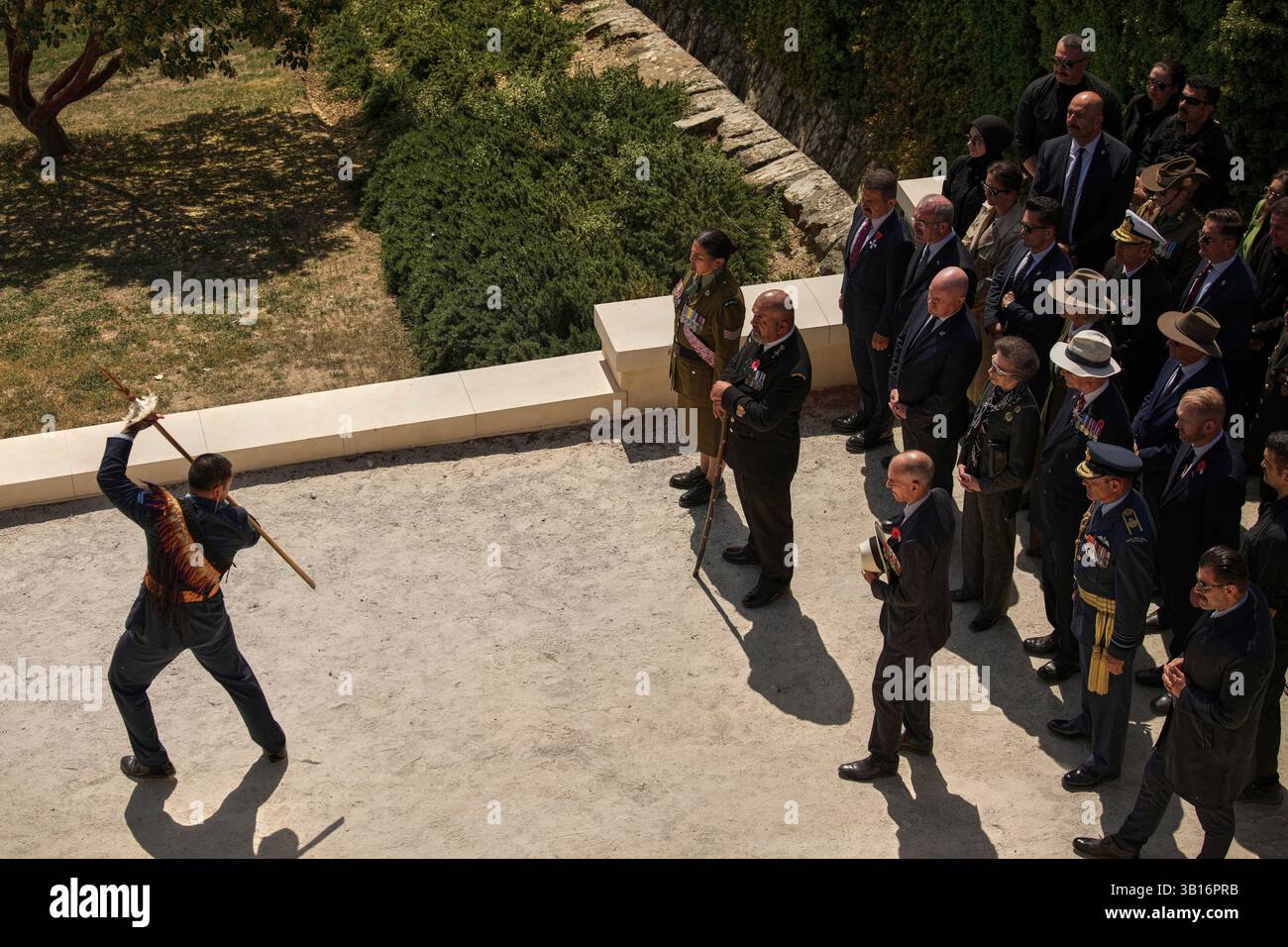 New Zealand Prime Minister Christopher Luxon, Britain's Princess Anne ...