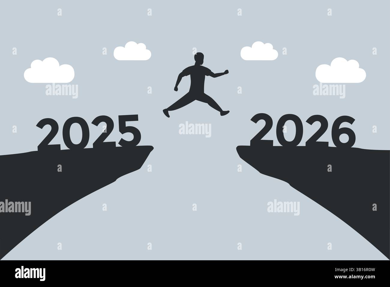 Jump from 2025 to 2026 hi-res stock photography and images - Alamy