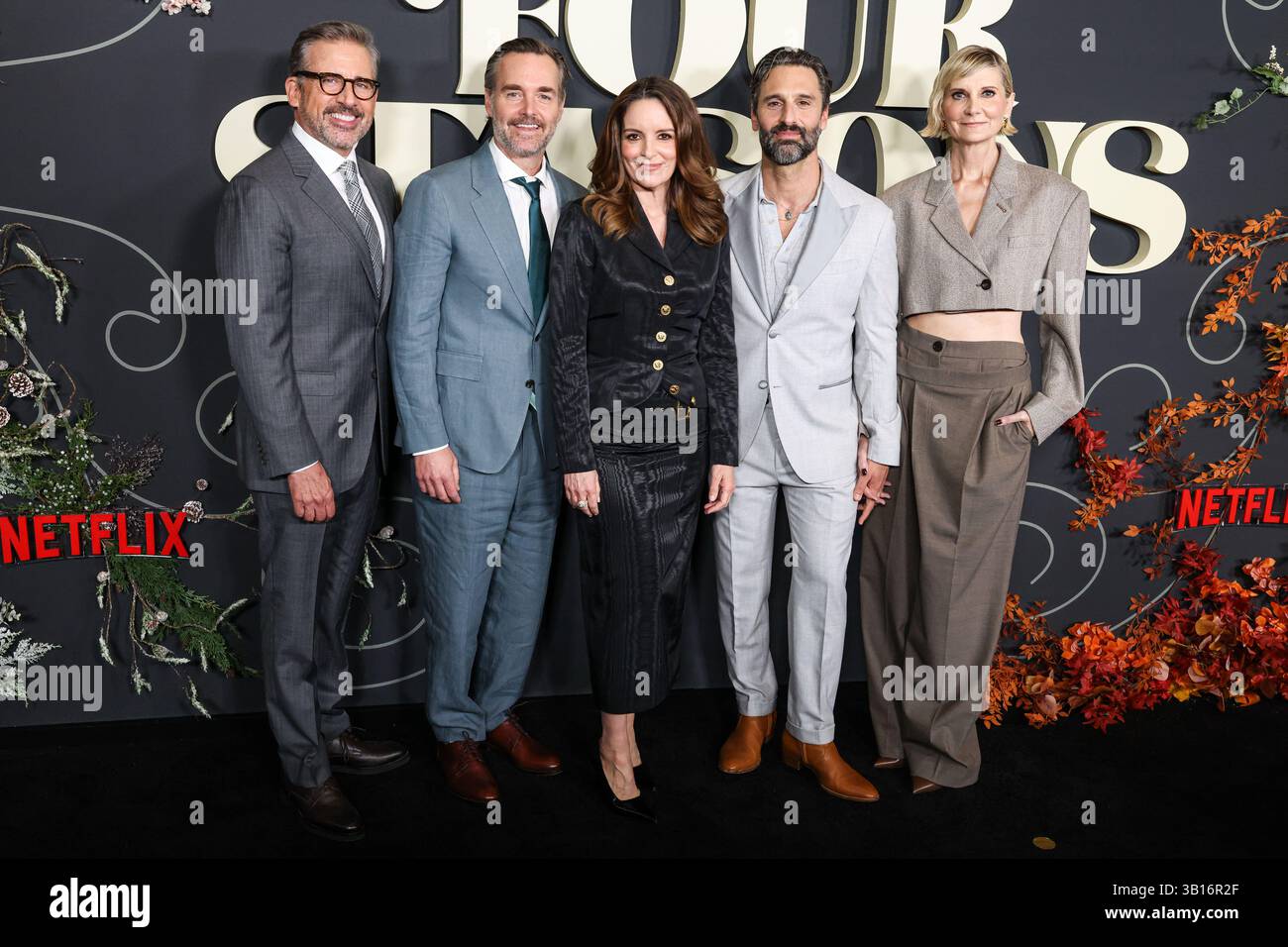 LOS ANGELES, CALIFORNIA, USA - APRIL 24: Steve Carell, Will Forte, Tina ...
