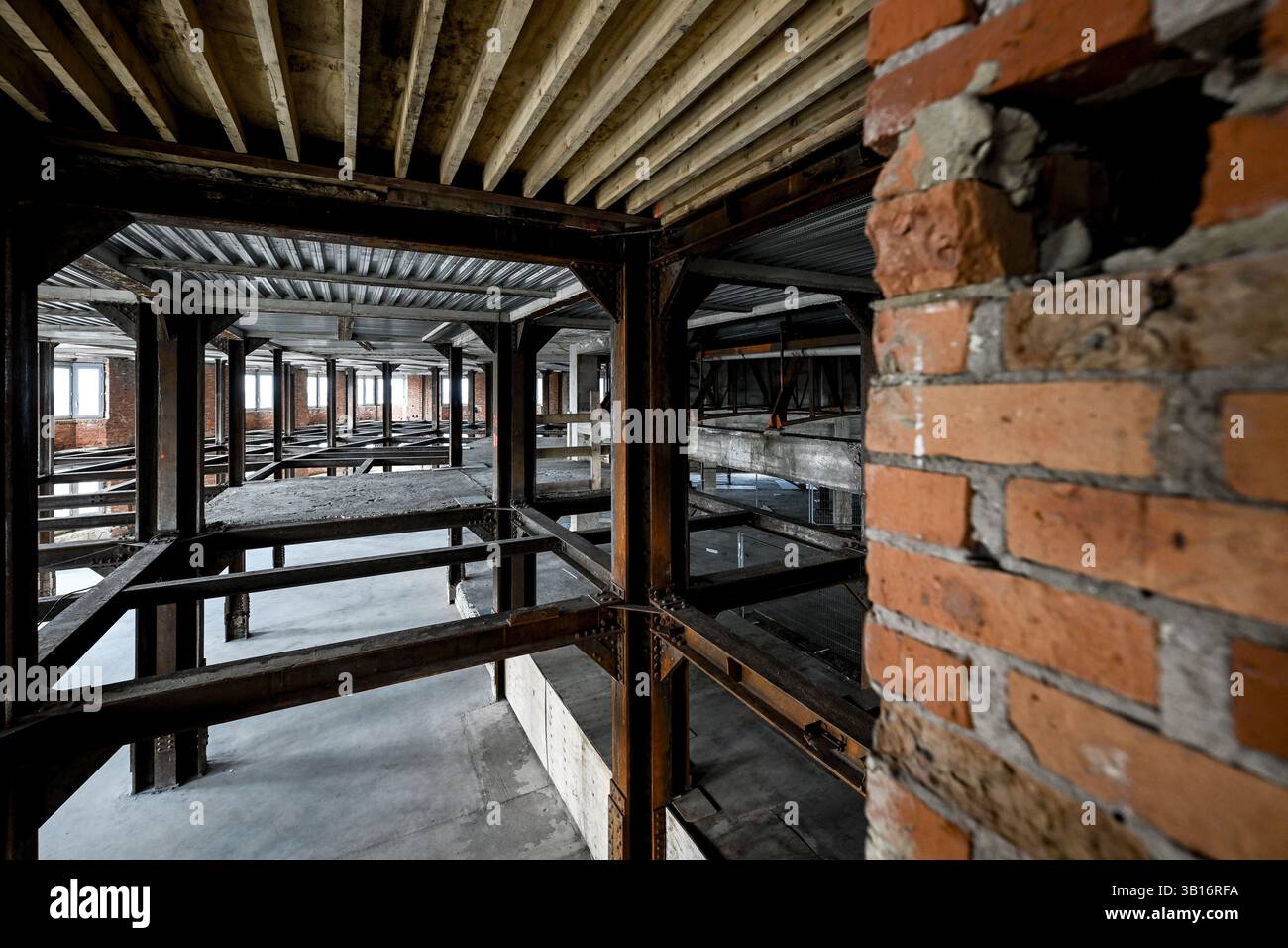 Antwerp, Belgium. 25th Apr, 2025. The Boerentoren tower pictured during ...