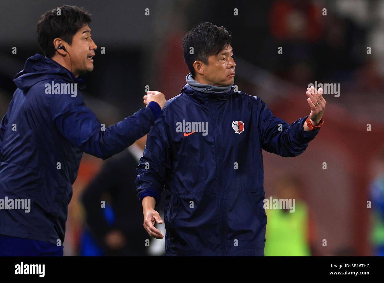 Kashima Antlers manager Toru Oniki is seen during J1 League official ...