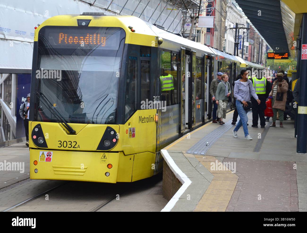 Manchester, UK, 25th April, 2025. Transport for Greater Manchester ...
