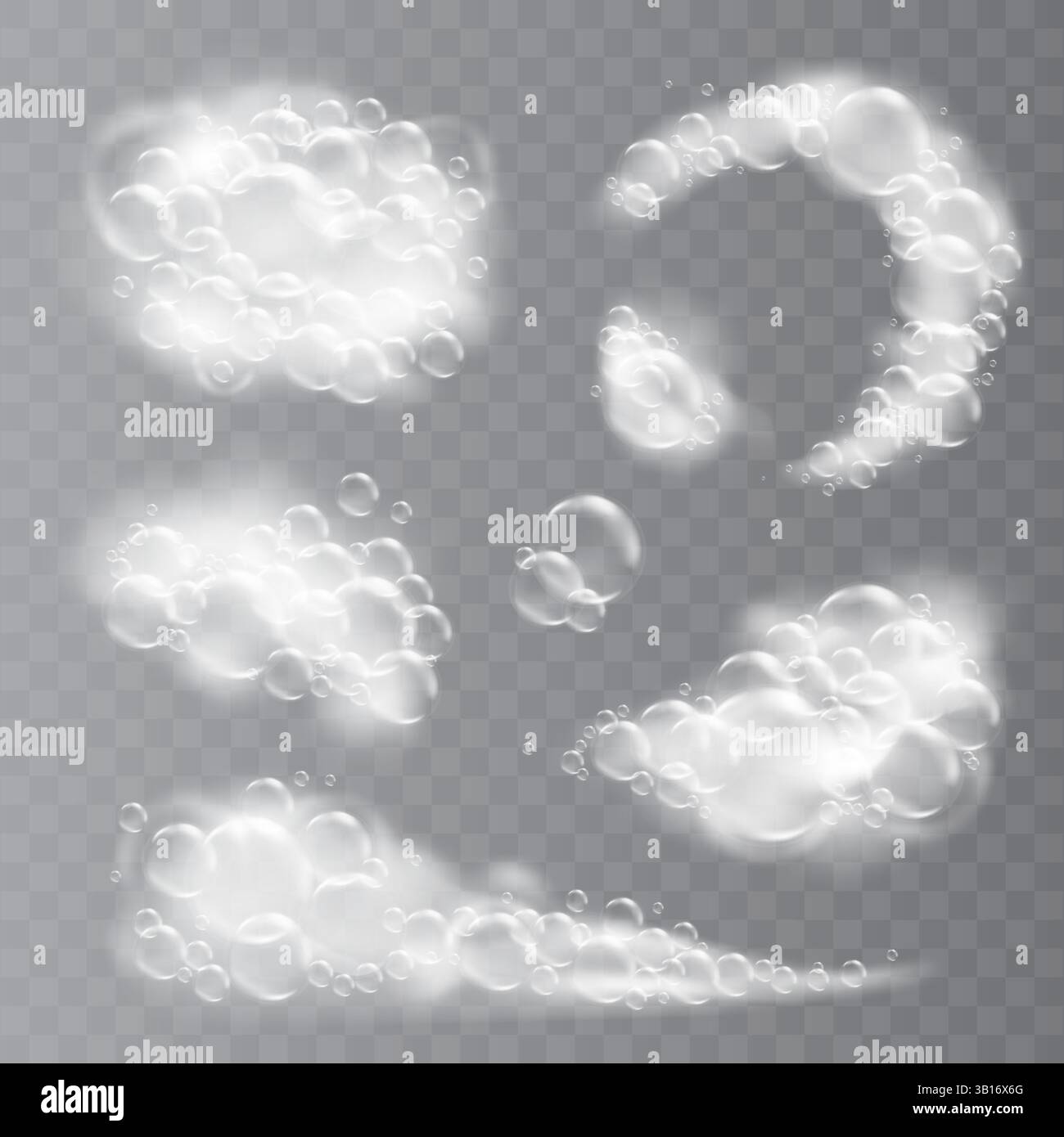 Shampoo lather Stock Vector Images - Alamy