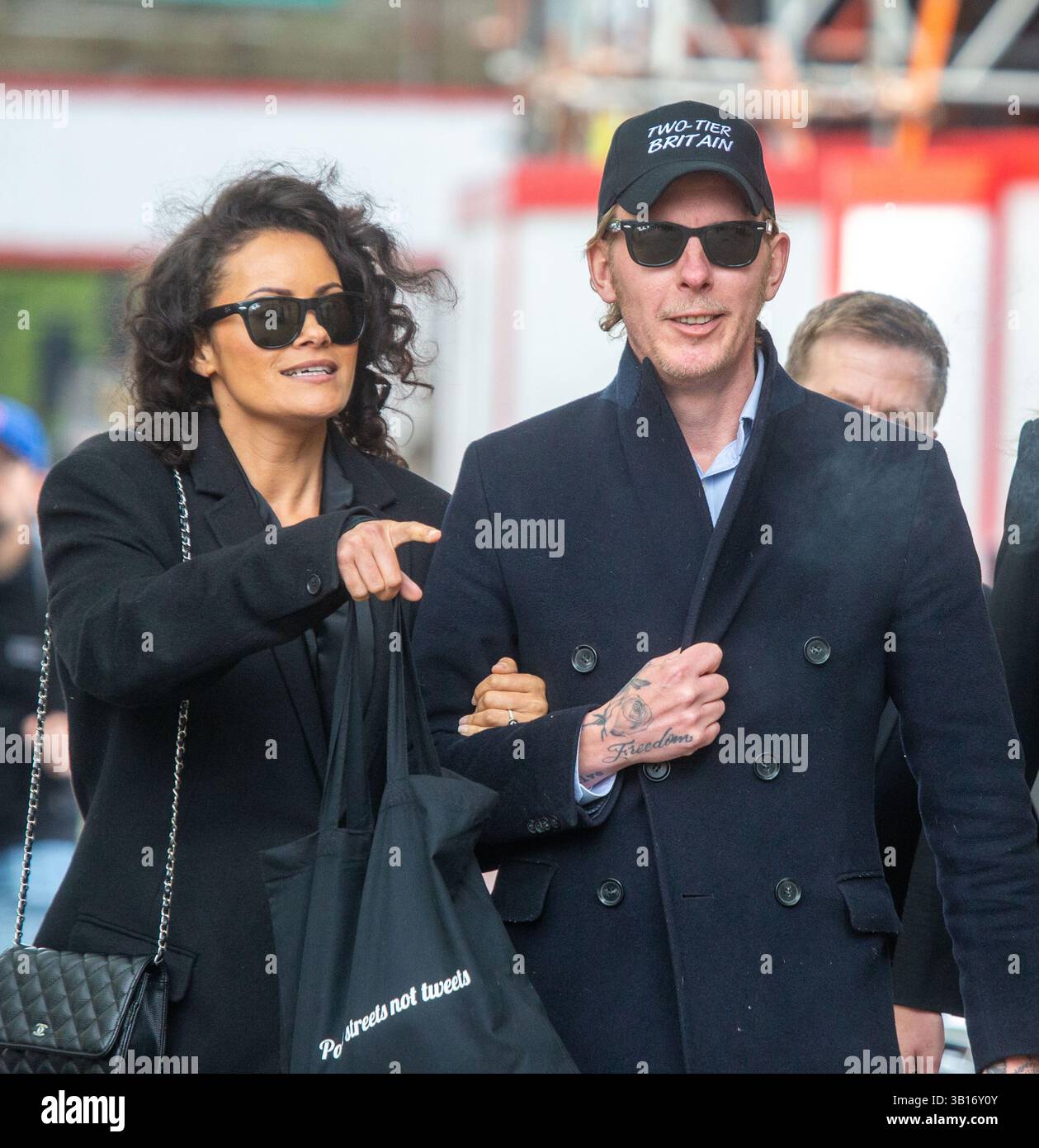 London, England, UK. 25th Apr, 2025. LAUERENCE FOX arrives at ...