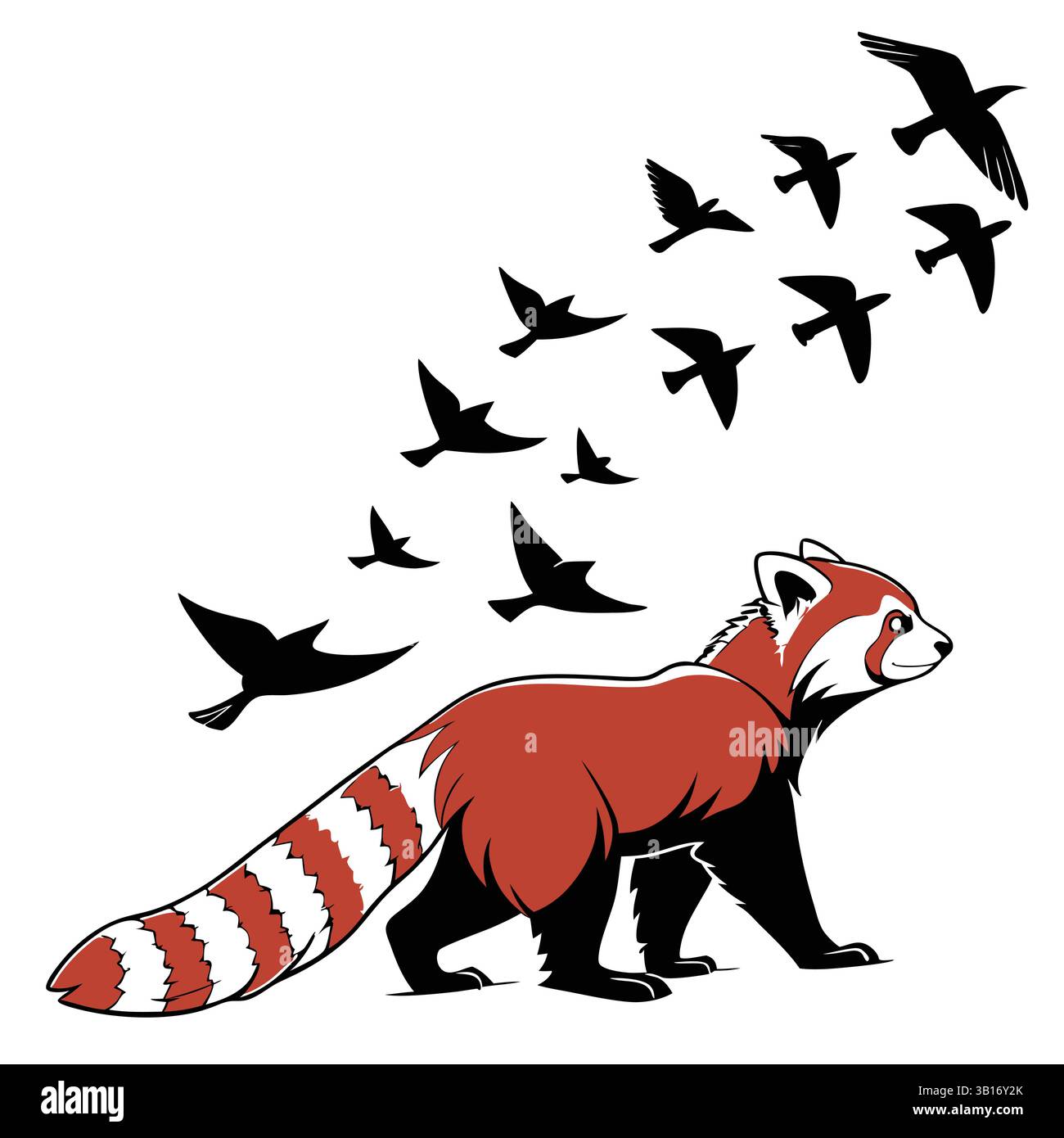 Rare endangered birds Stock Vector Images - Alamy