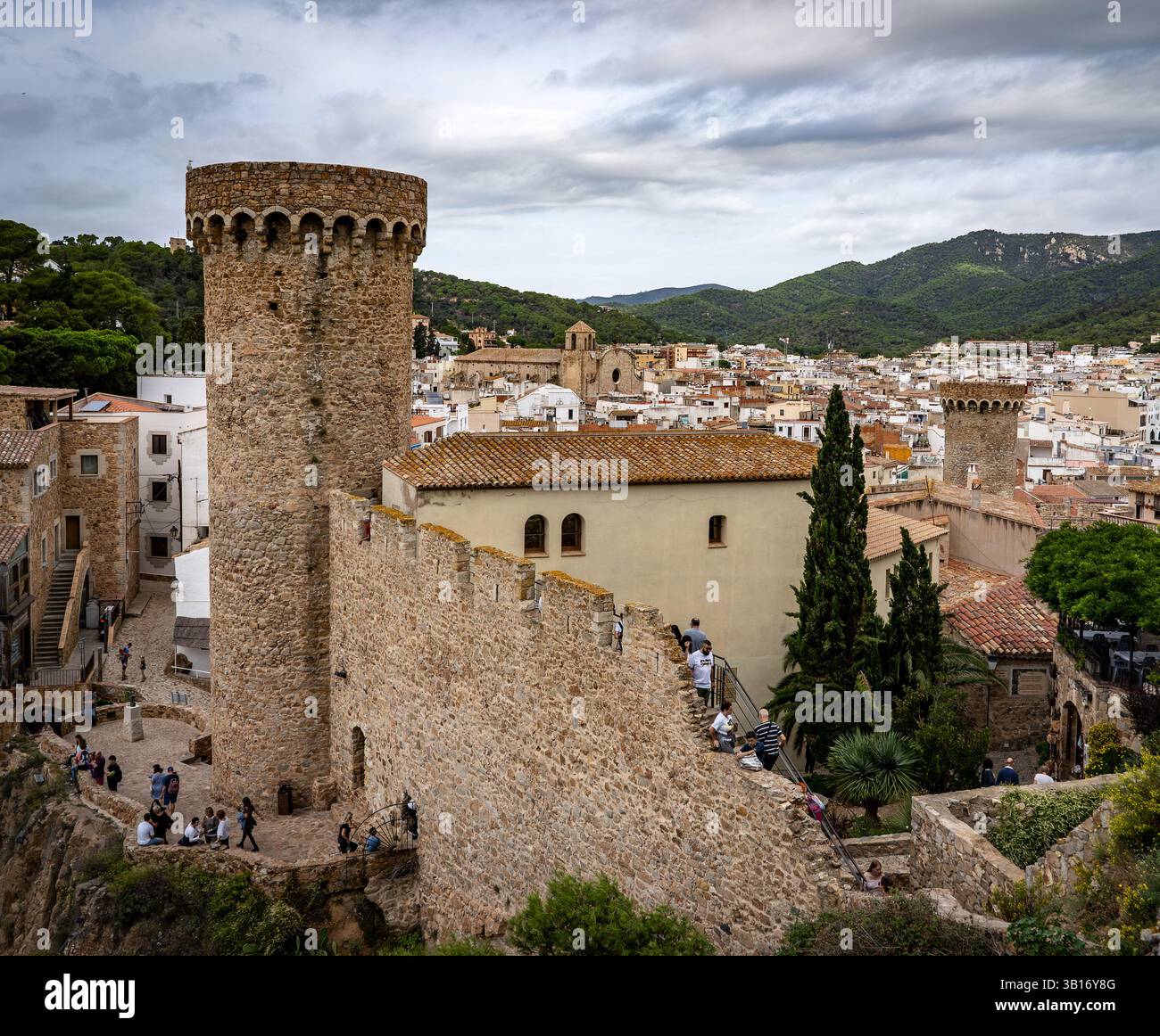 Beautiful view coastal town features hi-res stock photography and ...