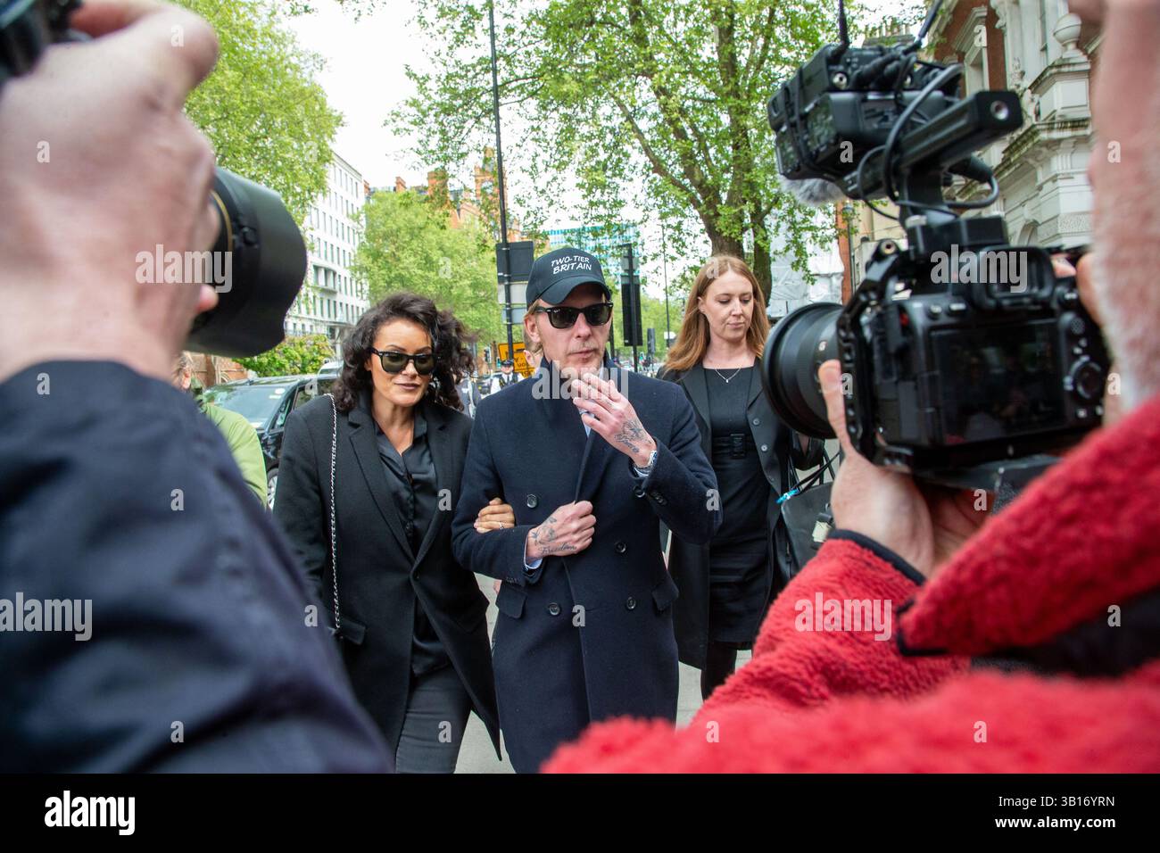 April 25, 2025, London, England, United Kingdom: LAUERENCE FOX arrives ...