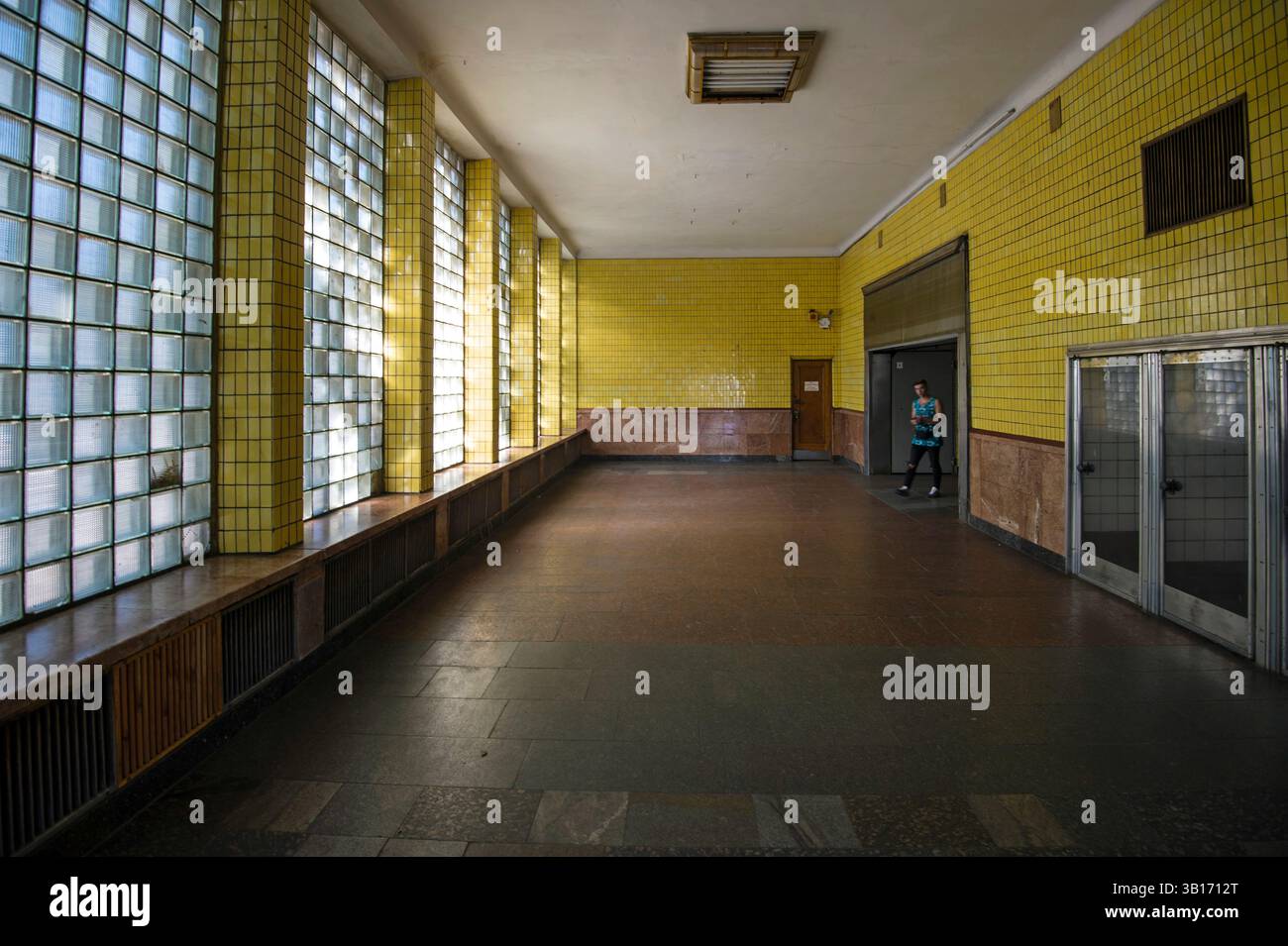 The metro system in Kiev was built during the era of the Soviet Union ...