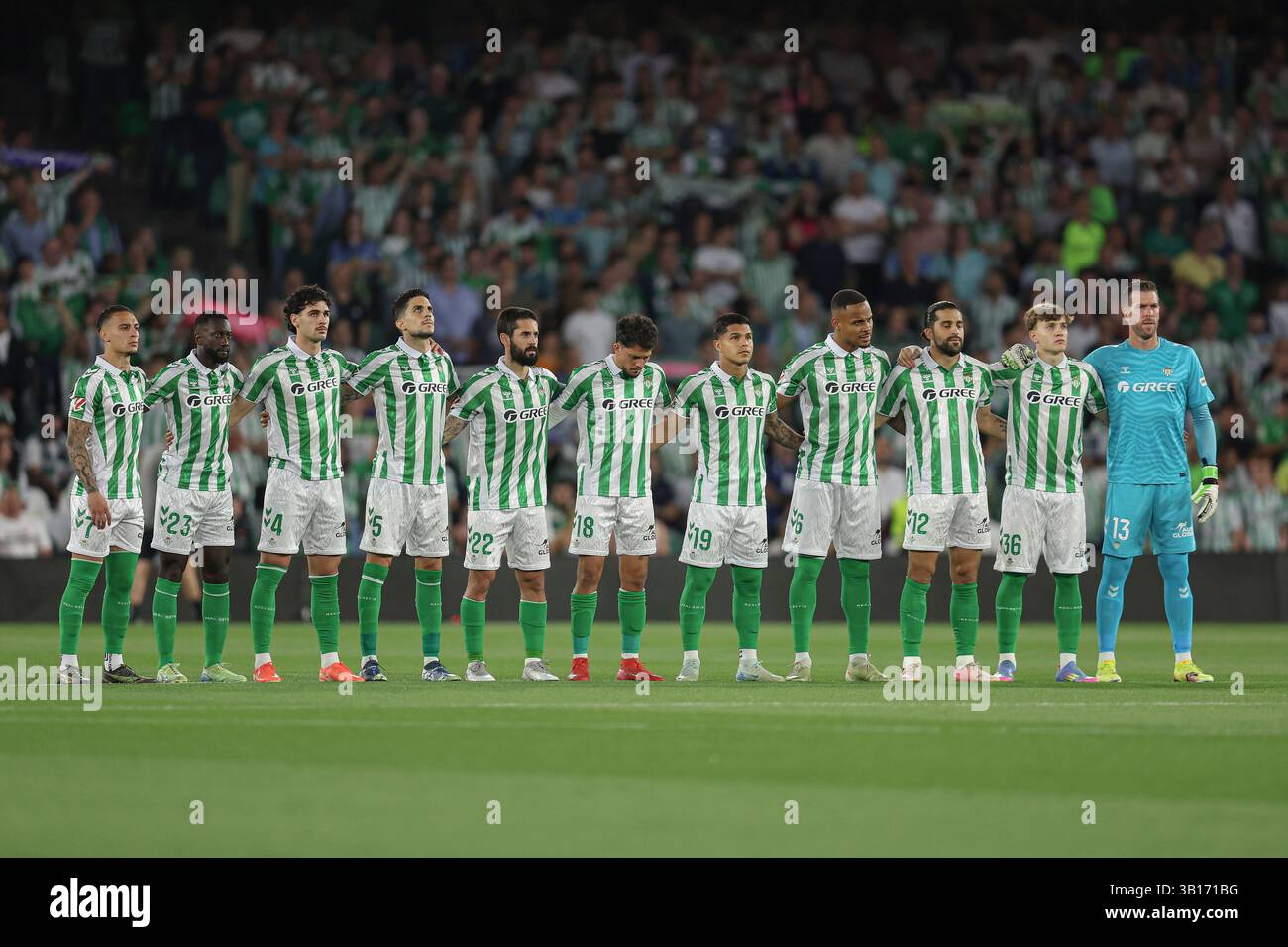 Real Betis team group during the La Liga EA Sports match between Real ...