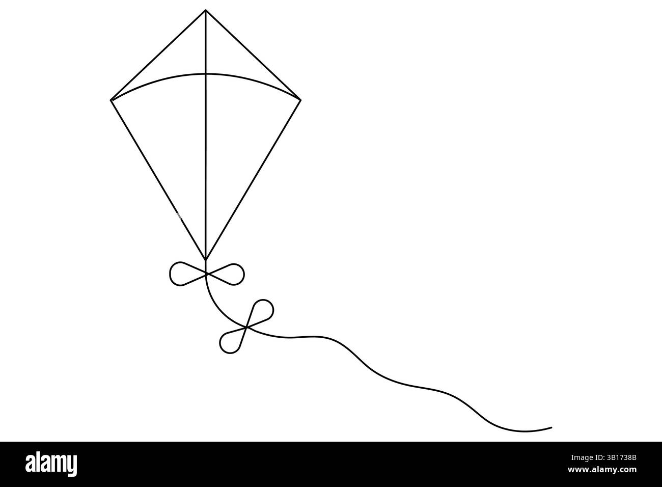 Continuous one line family Cut Out Stock Images & Pictures - Alamy