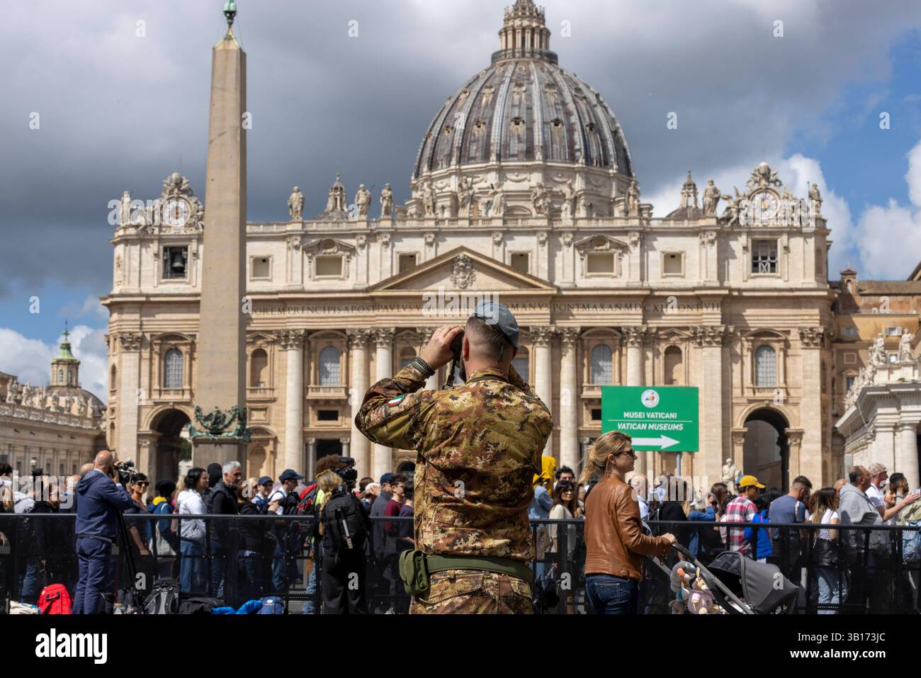 Aftermath of the death of Pope Francis at the Vatican An Italian ...