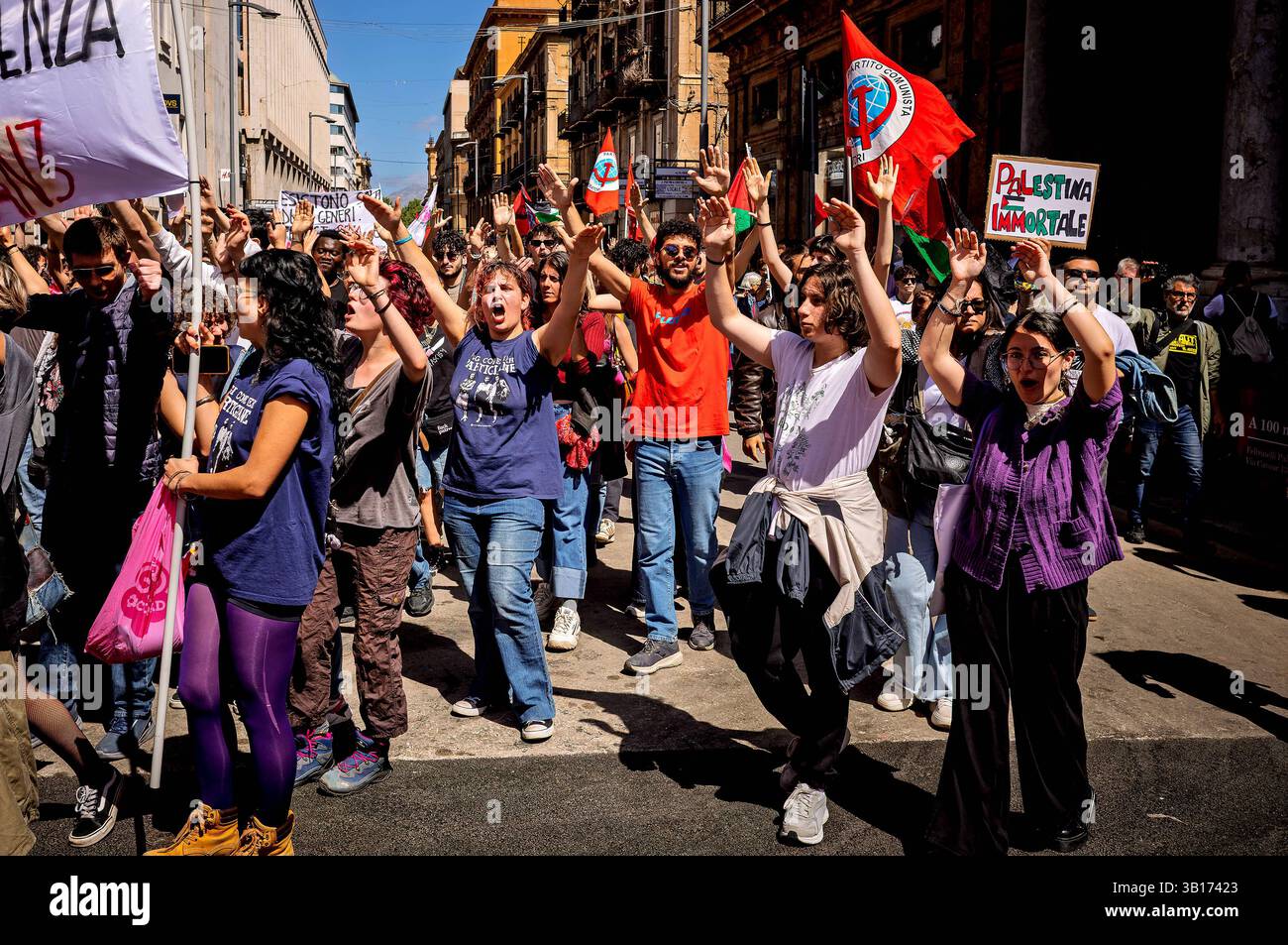 Italy s Liberation Day from nazism and fascism PALERMO, ITALY - APRIL ...